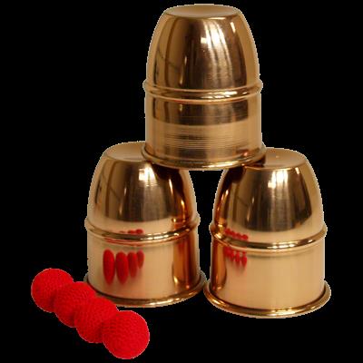 Cups & Balls (Copper) by Premium Magic - Trick Leading Online Magic Shop