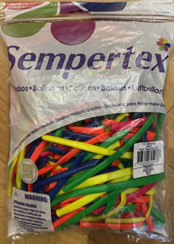 Sempertex Neon 260 Balloons Assorted Leading Online Magic Shop